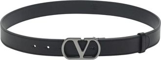Valentino Garavani Homme, Accessoires, Noir, Taille: 95 CM Belt H. 30 VLogo Signature
