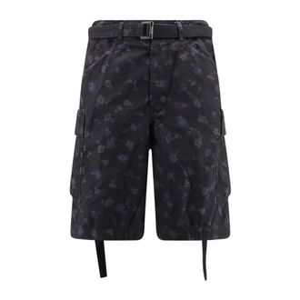 sacai Homme, Shorts, Noir, Taille: L Cargo Shorts
