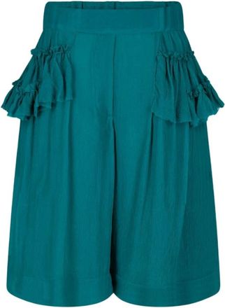 Dries Van Noten Femme, Shorts, Bleu, Taille: 40 FR Shorts d&eacute;contract&eacute;s