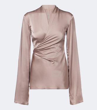 Rick Owens Top Laura aus Satin
