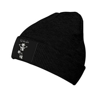 Generic Bonnet Beanie Crâne en Sucre Souple Beanie Tricoté Chaud Chapeau pour La Rue Course Femme