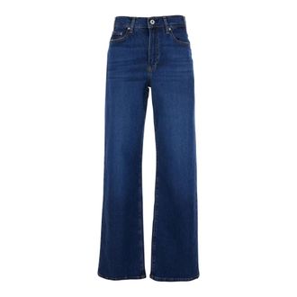 AG - Adriano Goldschmied Neue Baggy Mid-Rise Wide-Leg Jeans - - Jeans - Damen - Blau - W31