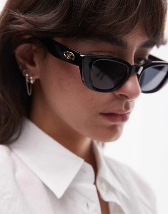 Le Specs Dreamlover - Lunettes de soleil oeil de chat - Noir