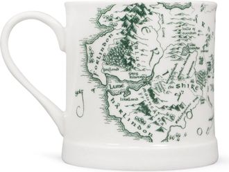 Der Herr der Ringe Tasse - Mittelerde - Kaffeetasse Karte Logo - Landkarte - Mug - Keramik - Geschenkbox