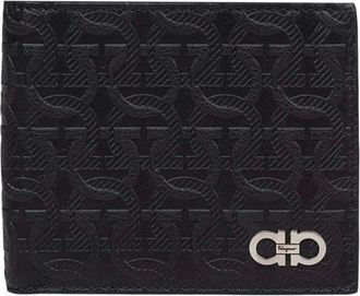 Ferragamo unisex, Accessoires, Noir, Taille: ONE Size Portafoglio Gancini