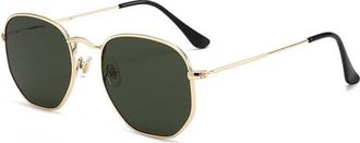 Generic Lunettes De Soleil En M&eacute;tal For Hommes Et Femmes, Id&eacute;ales For Les Vacances La Conduite Ext&eacute;rieur(Green)