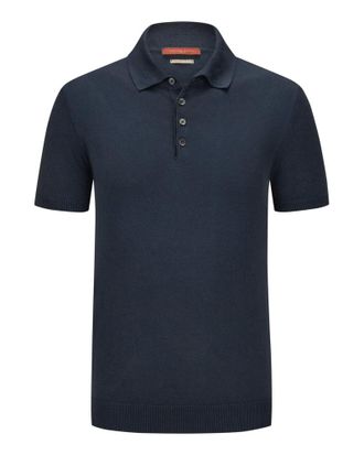 Daniele Fiesoli Softes Strick-Poloshirt aus Gizah-Baumwolle in