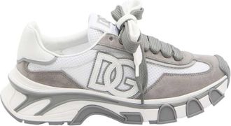 Dolce & Gabbana Baskets Dolce & Gabbana en nylon et cuir de veau avec patch Dg