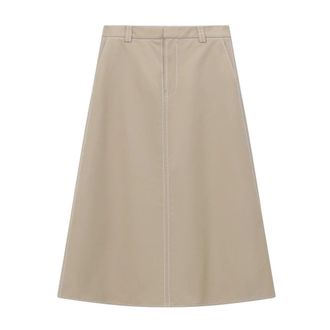 Ami Midi-R&ouml;cke - - Skirts - Damen - Beige - S