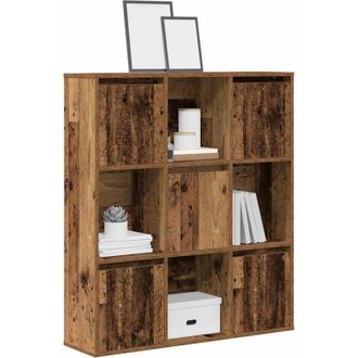 vidaXL Vidaxl - B&uuml;cherregal Altholz-Optik 89x24x101,5 cm Holzwerkstoff