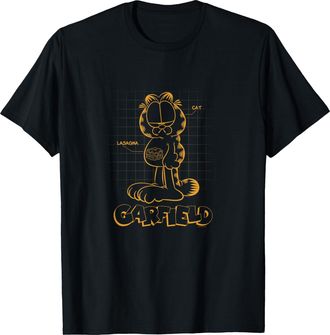 Garfield Cat Schematic T-Shirt