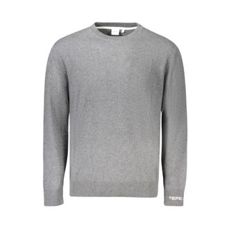 Pepe Jeans London Grigio Cotton Sweater - - Knitwear - Herren - Grau - S