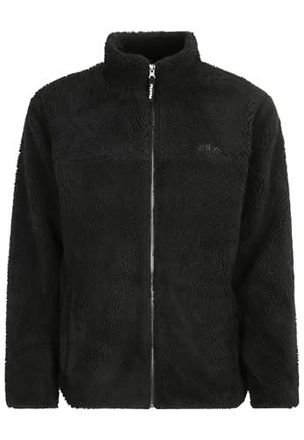 Fila Braunlage Sherpa Veste Polaire, Noir, XL Homme