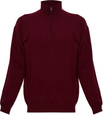 Lisa Yang Augustus Cashmere Sweater - Homme - Pulls - Rouge - Taille: 2XL