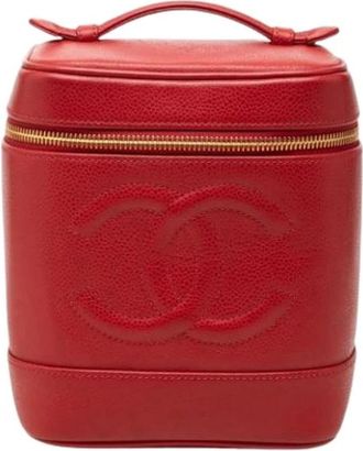 Chanel Pre-owned Vanity Bag - Femme - Pre-owned - Rouge - Taille: ONE Size