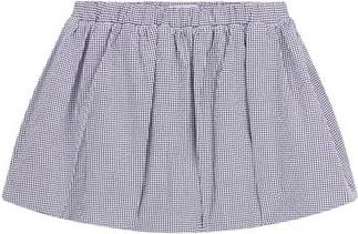 Guess Mini jupe boule &agrave; carreaux en coton m&eacute;lang&eacute;