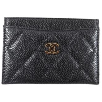 Chanel Pre-owned Visitenkartenetui - - Pre-owned - Damen - Schwarzk - ONE SIZE