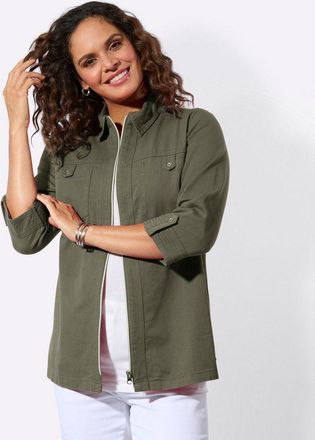 Witt Klassische Bluse Jeansbluse 3/4-Arm