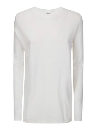 Lisa Yang Pull Col Rond - Blanc