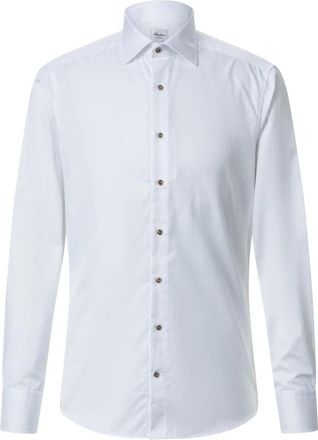 Stenstr&ouml;ms Homme, Chemises, Blanc, Taille: 3XL Chemise Slimline &agrave; Poignets Simples