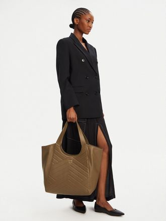 Pinko Handtasche PINKO Tote Bag PE 25 PLTT 104536 A2AO Gr&uuml;n