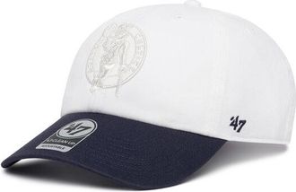 47 Brand Cap Boston Celtics Tommy Hilfiger Courtside 47 Clean Up THCCU172GWL Weiß