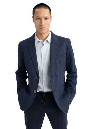 DeFacto Herren N0503az Blazer, Navy, 50 EU