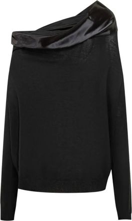 Alberta Ferretti Femme, Pulls, Noir, Taille: 38 FR Maglia