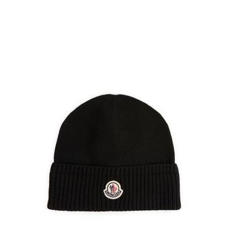 Moncler Bonnet uni en laine vierge et cachemire