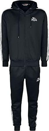 Lonsdale WEETWOOD Sweatshirt, Black/White, M Mens