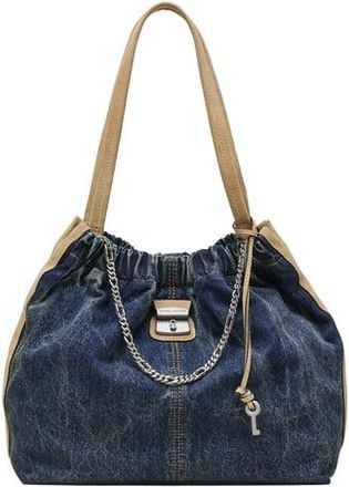 Marc Jacobs Sac The Denim Suede Cristina Tote en coton