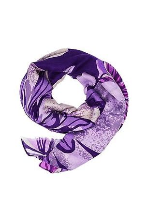 Queen Helena &Eacute;charpe Hiver Foulard Long pour Femme SC22-1 Violet, Taille unique
