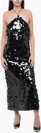 Rotate Maxi Slip Dress with Sequins size 38