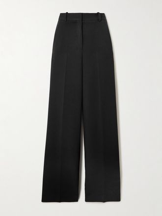 Theory Pantalon Large En Jersey - Noir