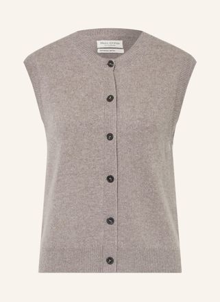 Marc O'Polo Marc Opolo Strickweste Aus Merinowolle beige