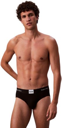 Calvin Klein Herren HIP Slip 3PK LV00NB4475 Slip, Schwarz (Schwarz), XL, Schwarz (Schwarz), XL