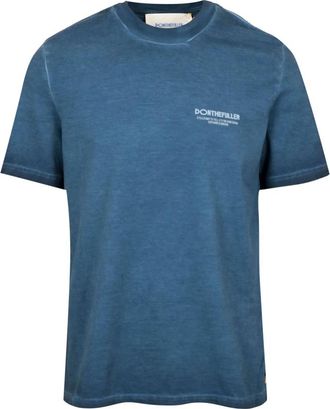 Don the Fuller Homme, Tops, Bleu, Taille: S T-Shirt Col Rond