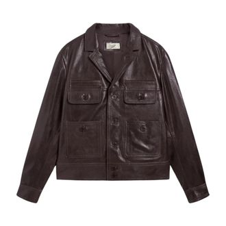 Pence 1979 Romeo Lederjacke - - Jackets - Herren - Braun - XL