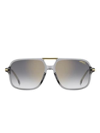 Carrera lunettes de soleil &agrave; monture pilote - Gris