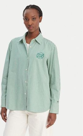 Tommy Hilfiger Hemd WW0WW48190 Gr&uuml;n Regular Fit
