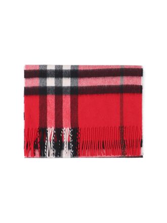 Burberry Womens Scarfs Red Cashmere