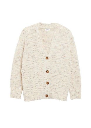 s.Oliver Cardigan Strickjacke Melierte Strickjacke