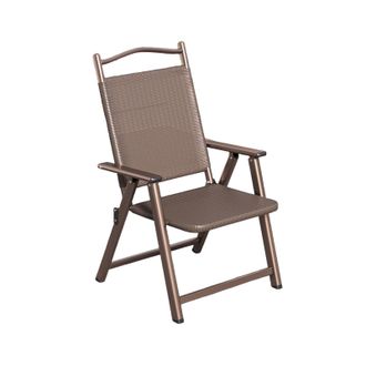 Generic Klappstuhl Camping Leicht Tragbar mit Handlauf Platzsparend Gartenstuhl Klappbar Metallrahmen mit Lehne Bis 100kg Belastbar f&uuml;r G&auml;ste K&uuml;che B&uuml;ro Hochz