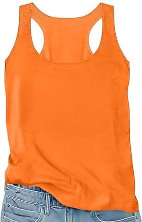 Generic Debardeur Femme Chic et &eacute;l&eacute;gant Chemisier sans Manche Imprim&eacute; D&eacute;bardeur Crop Top Ete Haut Chic et Elegant Caraco Vetement Femme Tee Shirt sans Manche 