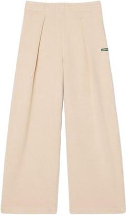 Lacoste Pantalon ample en coton m&eacute;lang&eacute;