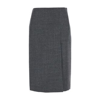 Mauro Grifoni Jupe Midi fendue - Femme - Jupes - Gris - Taille: 36 FR