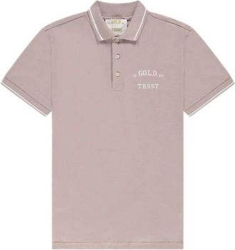 In Gold We Trust Boris Fawn Polo Shirt - - Tops - Herren - Rosa - XS
