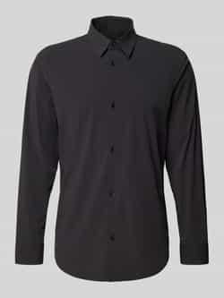 A|X Armani Exchange Regular Fit Freizeithemd mit Kentkragen