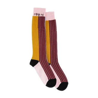 Marni Femme, Sous-v&ecirc;tements, Multicolore, Taille: M Calzini in cotone