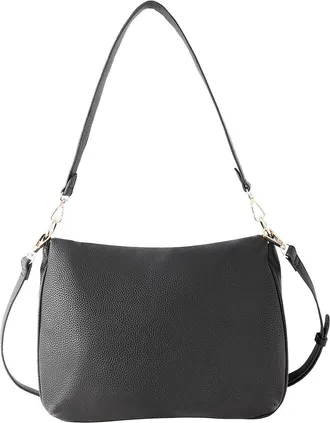 Marco Tozzi Umh&auml;ngetasche MARCO TOZZI, Damen, Gr. B/H/T: 32cm x 25cm x 3cm, schwarz, Lederimitat, unifarben, Taschen Umh&auml;ngetasche, Damen Handtasche, Schultertasc